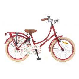 Omafiets 20 inch Rood